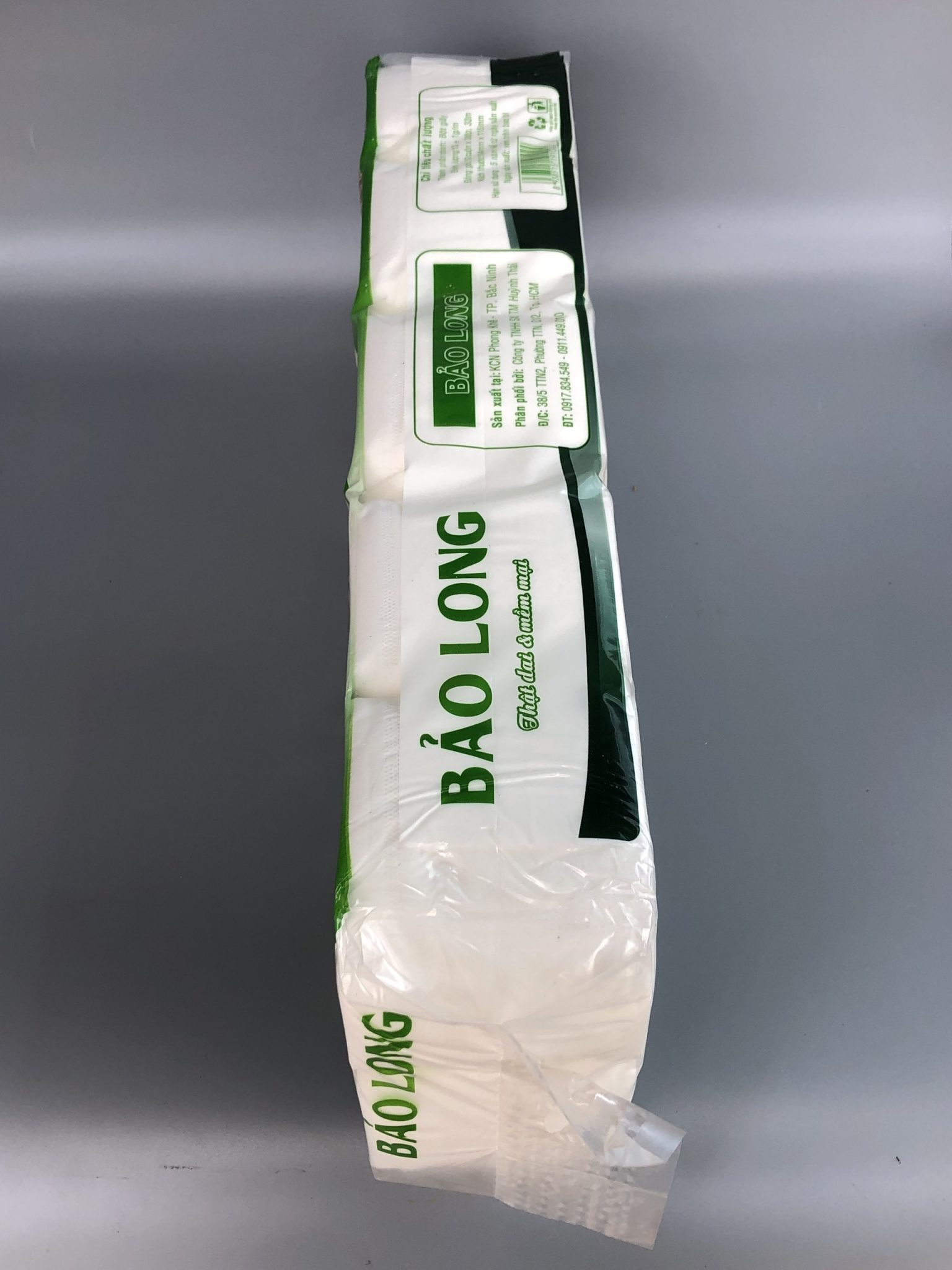 Giấy cuộn không bụi cao cấp Bảo Long xanh lá - Chất giấy mịn-đẹp